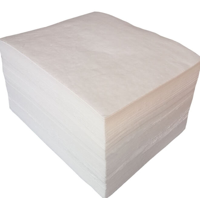 Highly Industrial Oil Absorbent Pads Mat For 100 L Handling Oil Spill ...